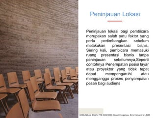 Bab 16.Presentasi Bisnis [Komunikasi Bisnis] | PPTX