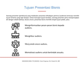 Bab 16.Presentasi Bisnis [Komunikasi Bisnis] | PPTX