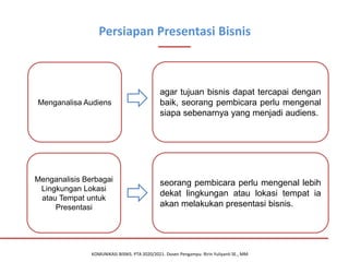 Bab 16.Presentasi Bisnis [Komunikasi Bisnis] | PPTX