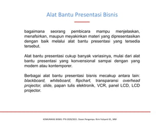 Bab 16.Presentasi Bisnis [Komunikasi Bisnis] | PPTX