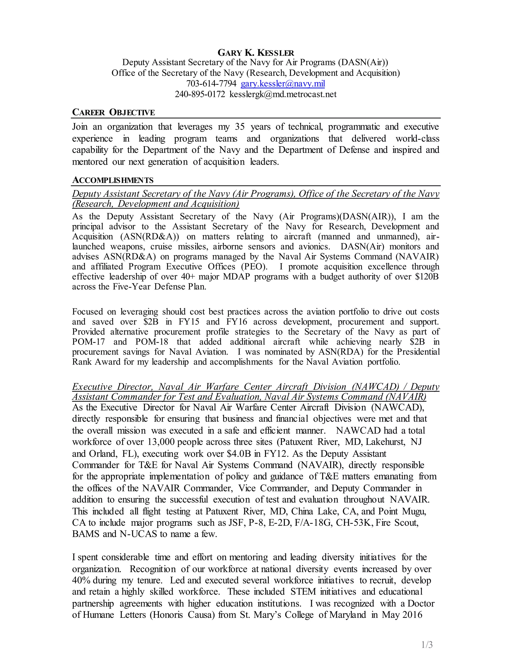 Kessler Gary Resume | DOCX