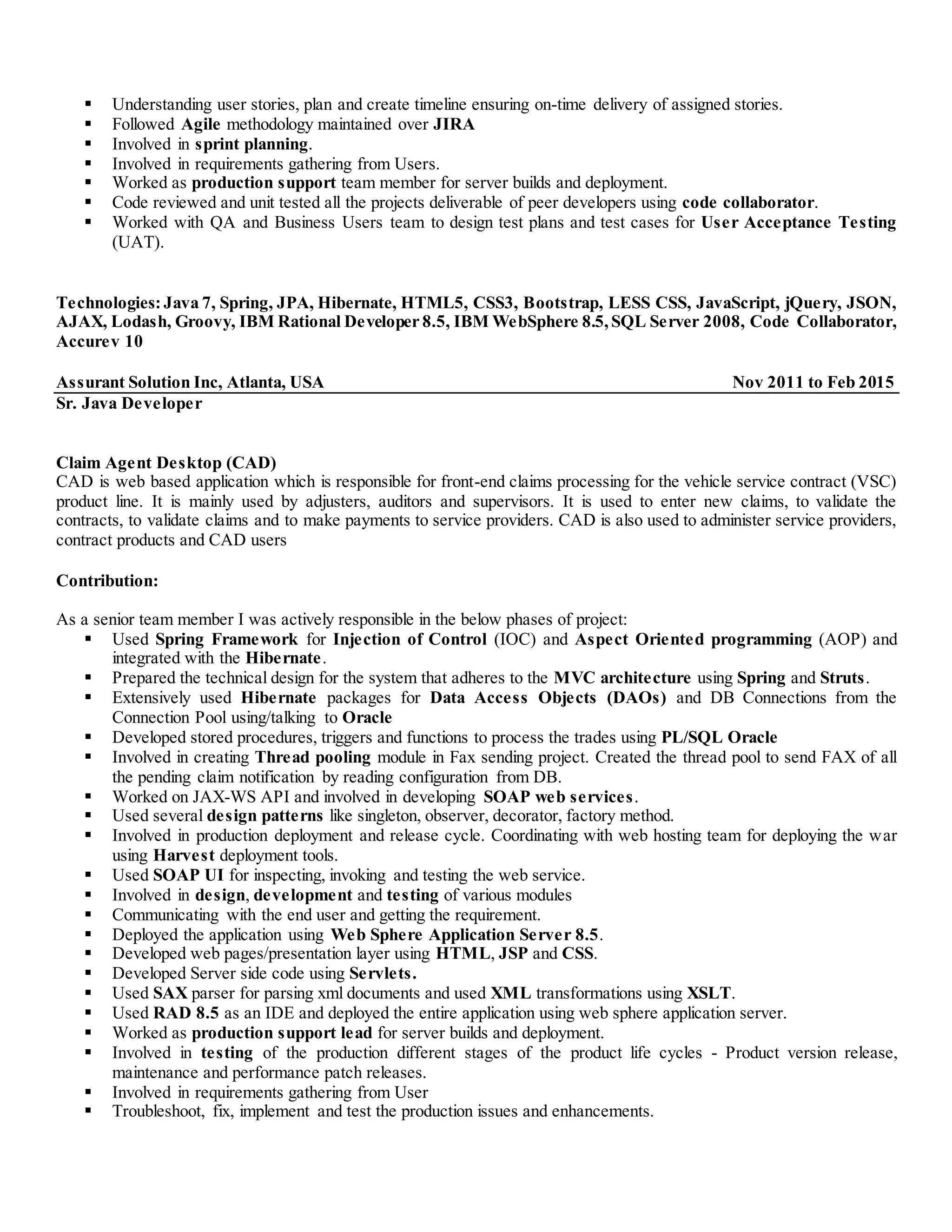 Rajeev Ranjan_CV (Java Fullstack) | DOCX