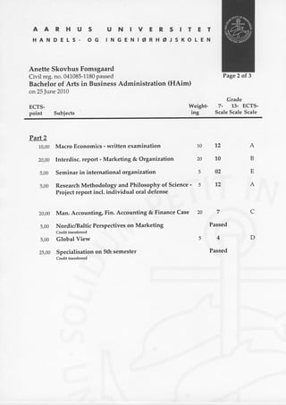 Bachelor bevis.PDF | Business Administration | Business