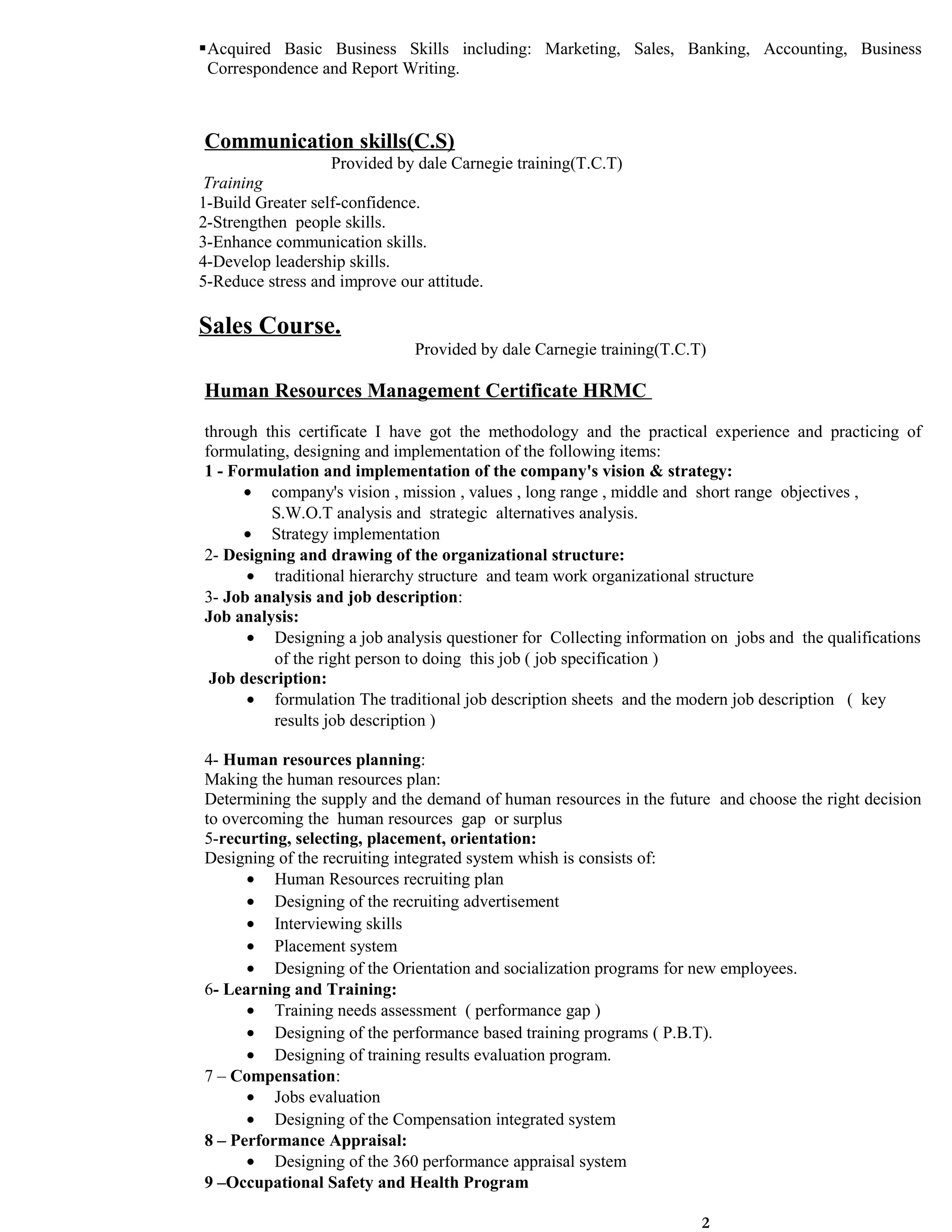 sayed moussa .resume1 | DOC