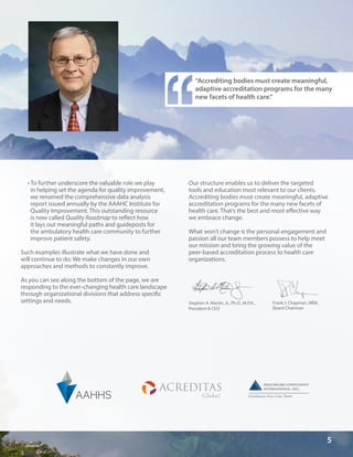 AAAHC AR 2015_FINAL | PDF | Healthcare Industry | Industries