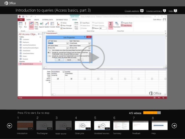 Microsoft Office Access 2013 Tutorial -Basic 3 Intro to Queries