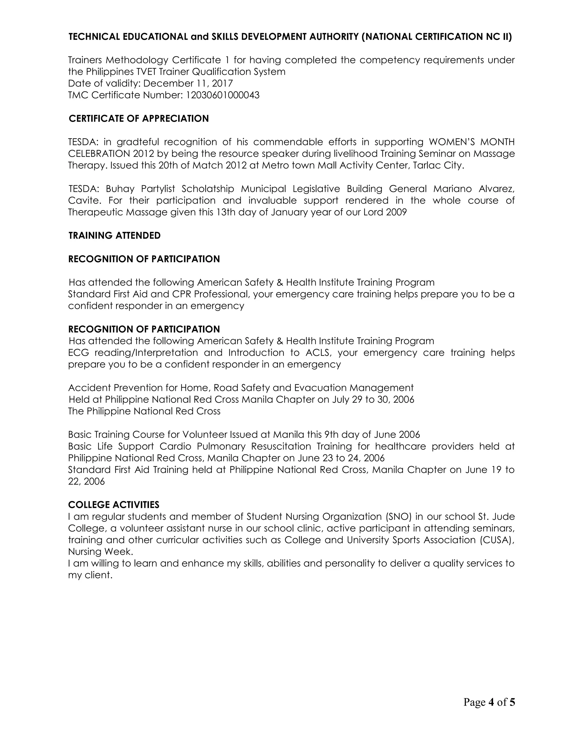 RONALD-RESUME-1 | PDF