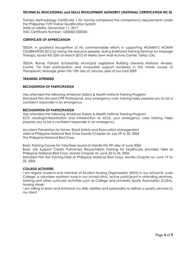 RONALD-RESUME-1 | PDF