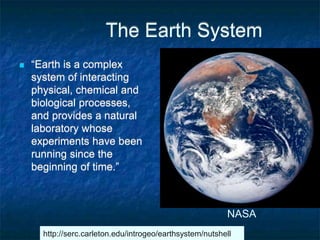 4 earth sytem of the earth | PPT
