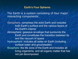 4 earth sytem of the earth | PPT