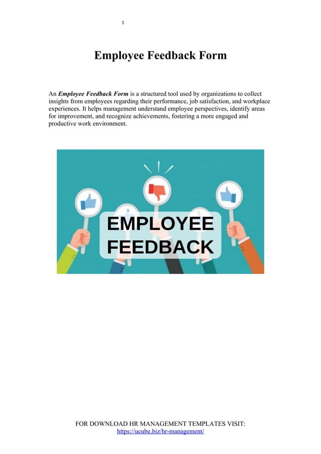 4 Easy Steps to Create an Employee Feedback Form.docx | Free Download