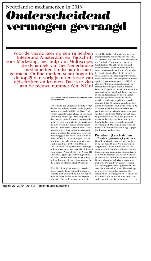 TvM_MediaMerken2013 | PDF