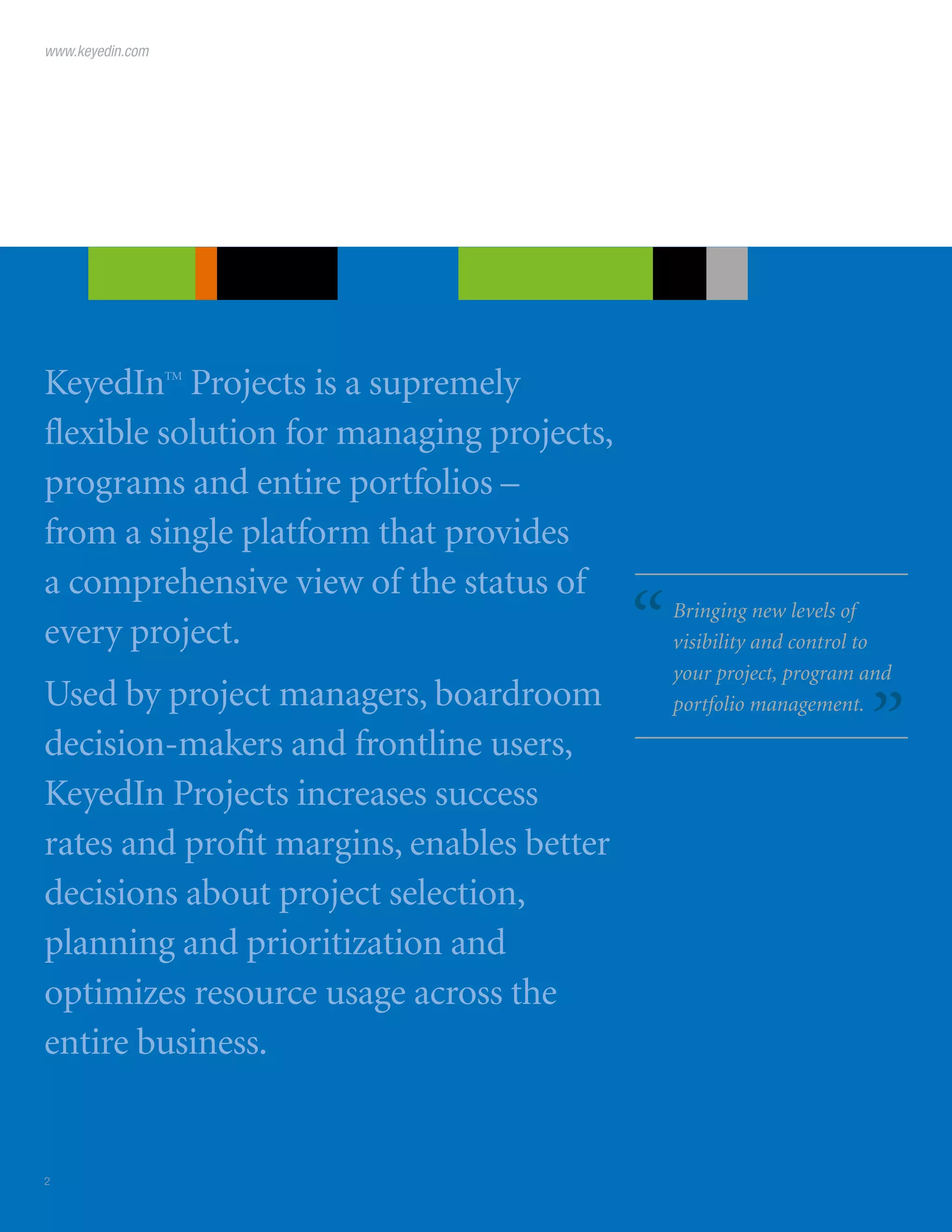 KeyedIn Projects Overview | PDF