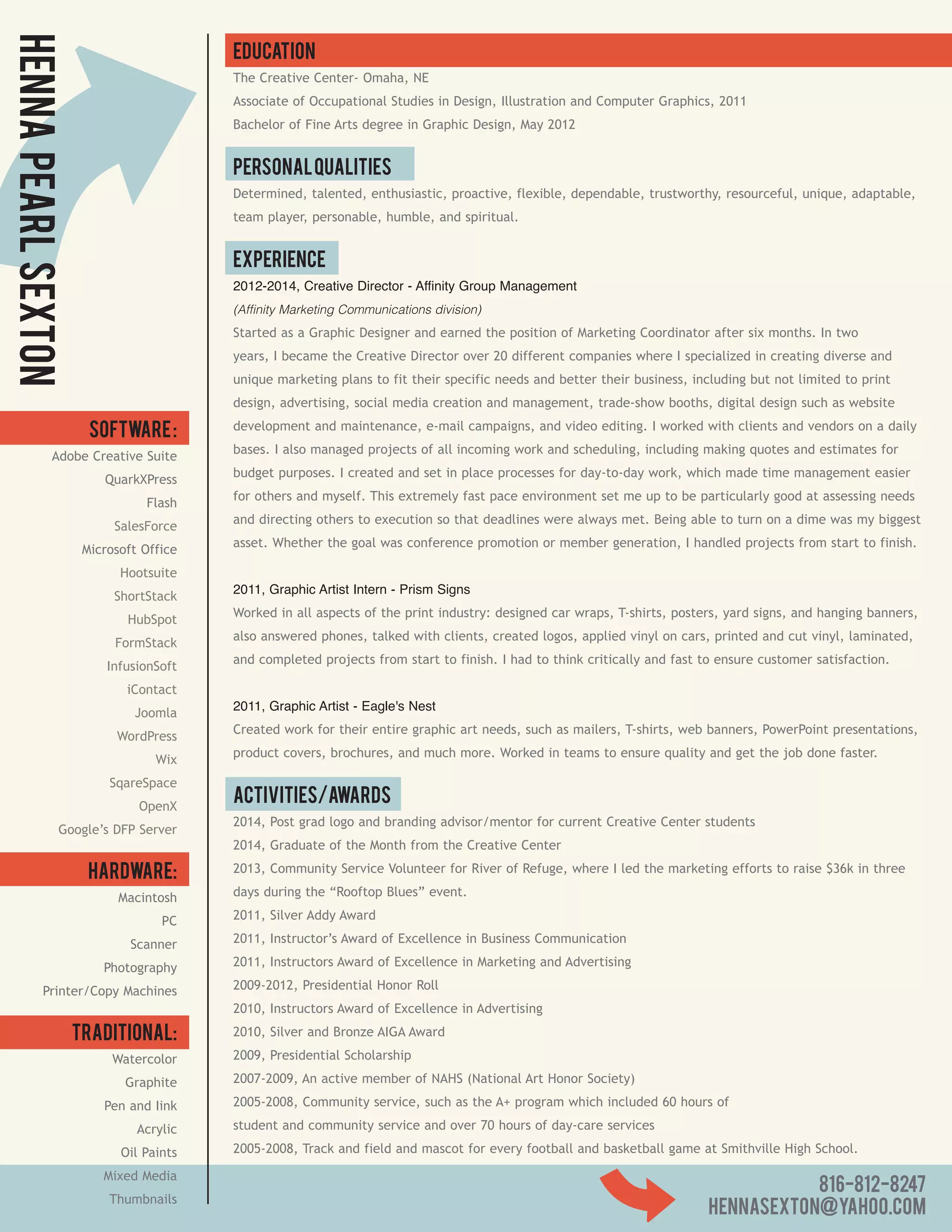 Henna Sexton Resume | PDF