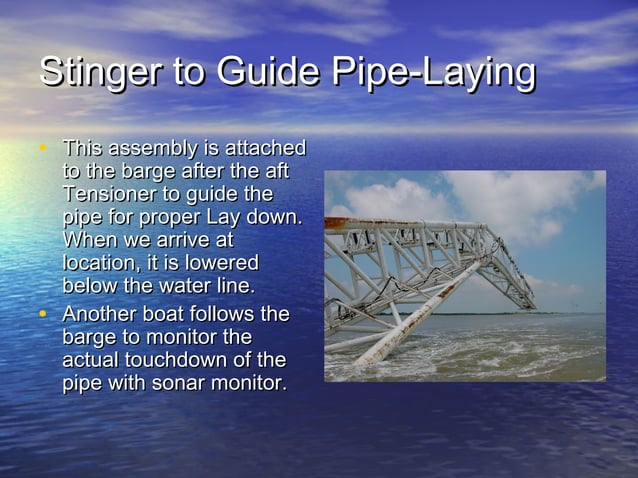 Pipe Laying Barge | PPT