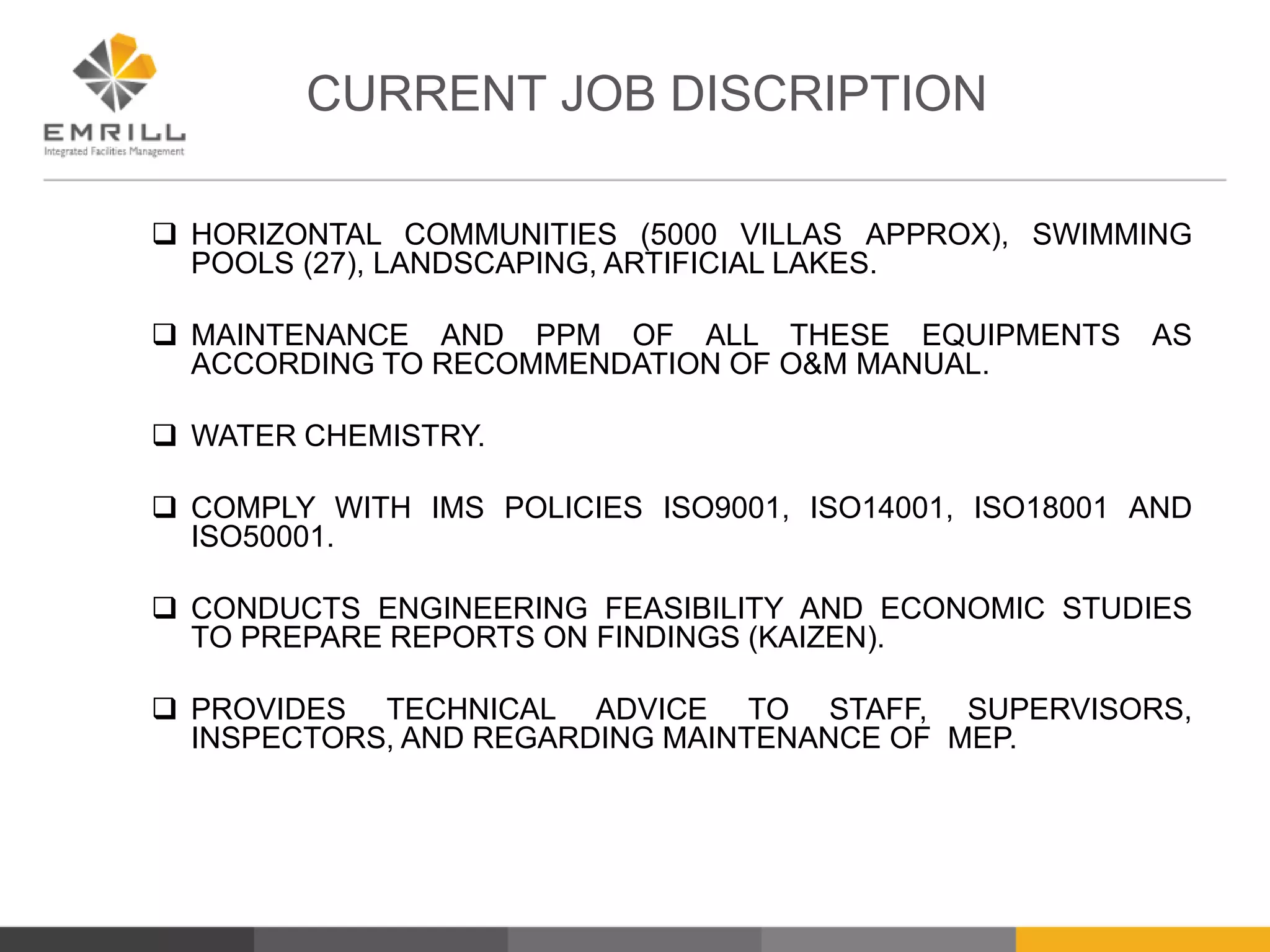 graduate trainee presentation | PPTX