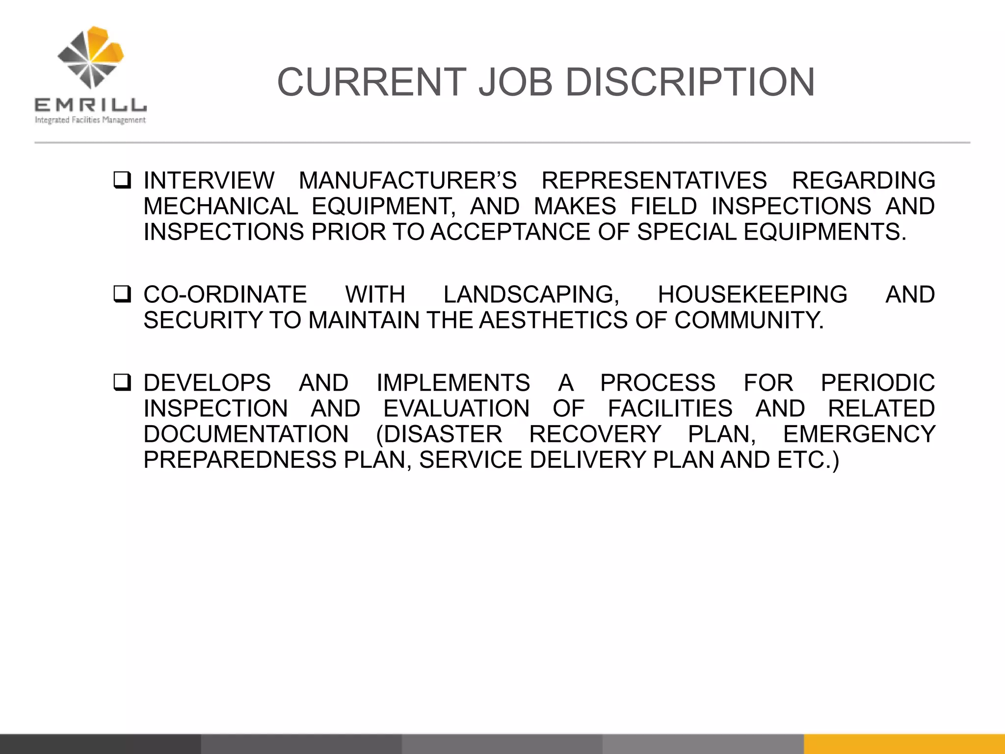 graduate trainee presentation | PPTX