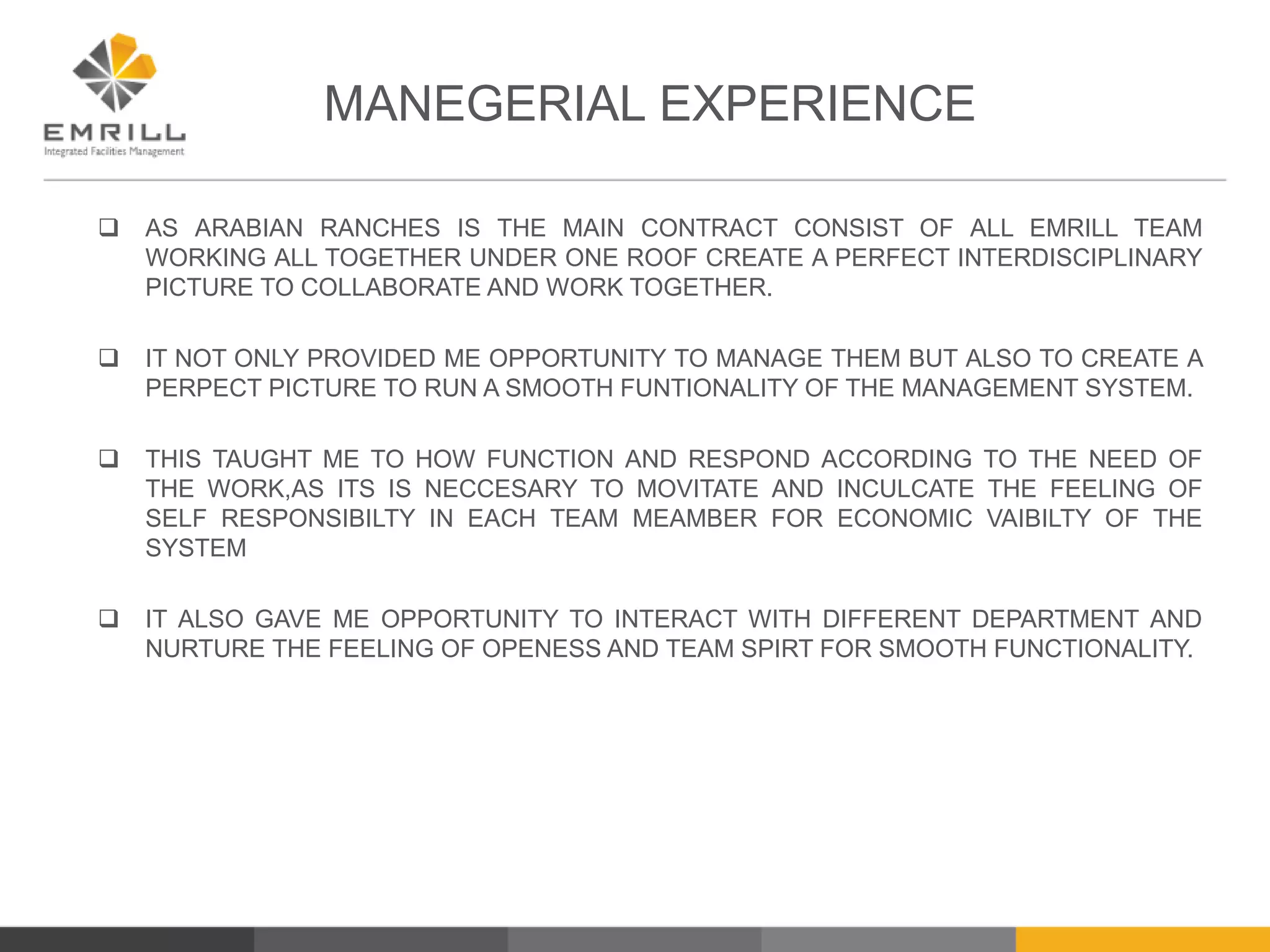 graduate trainee presentation | PPTX