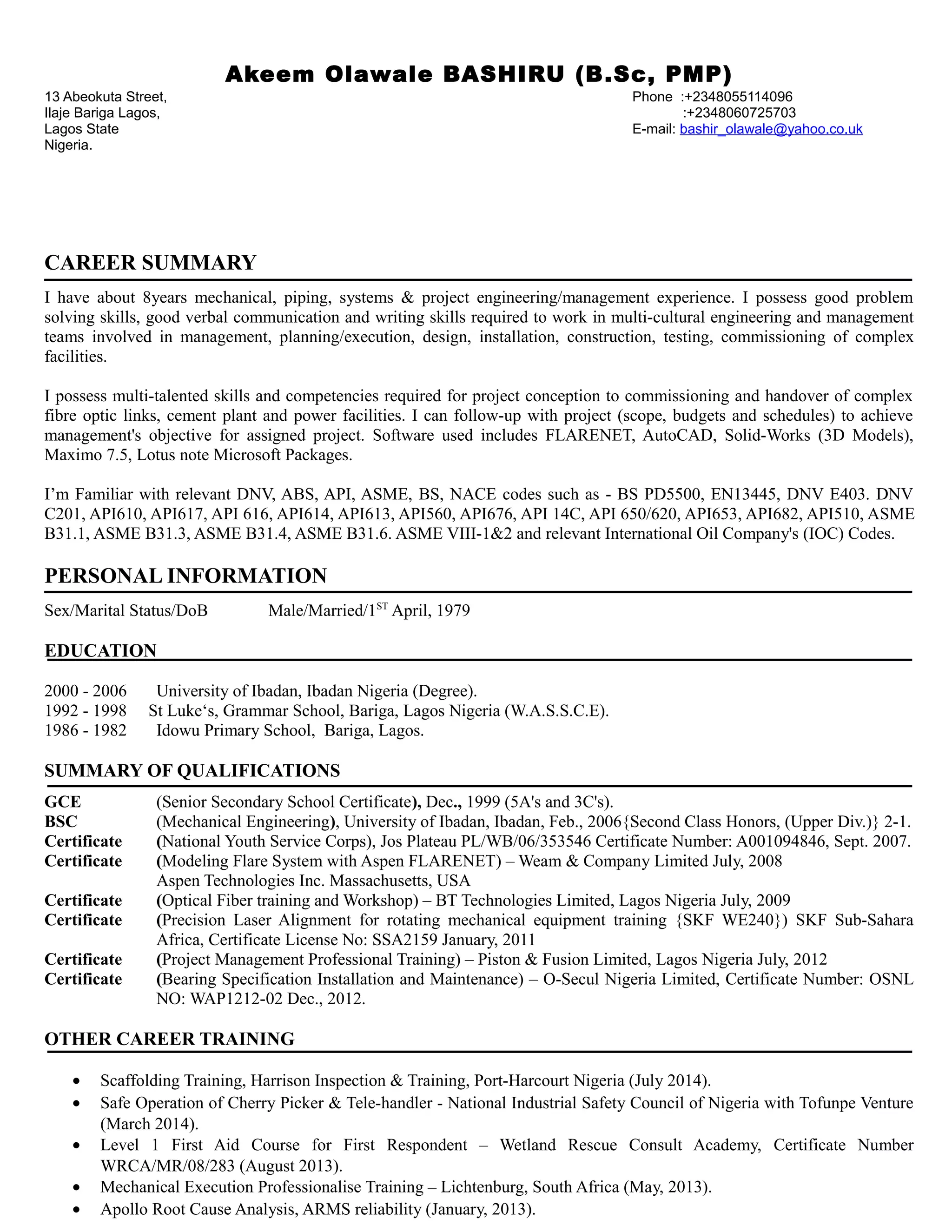 Bashiru_Akeem CV_2015 | DOC