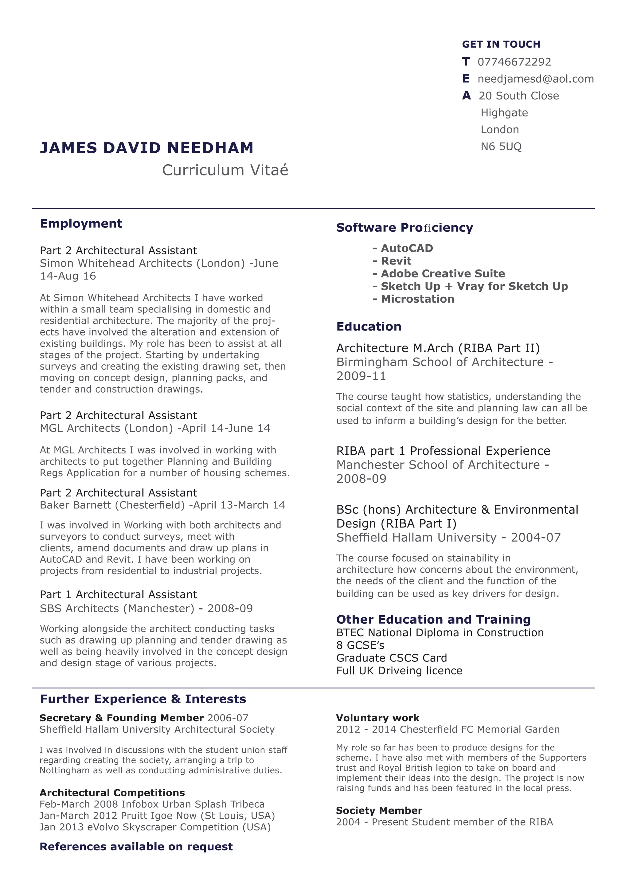 James_curriculum_vitaé6 | PDF