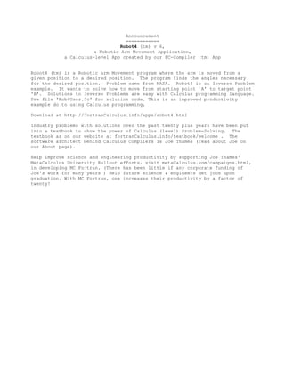 Robot4 | RTF | Robotics | Technology & Computing