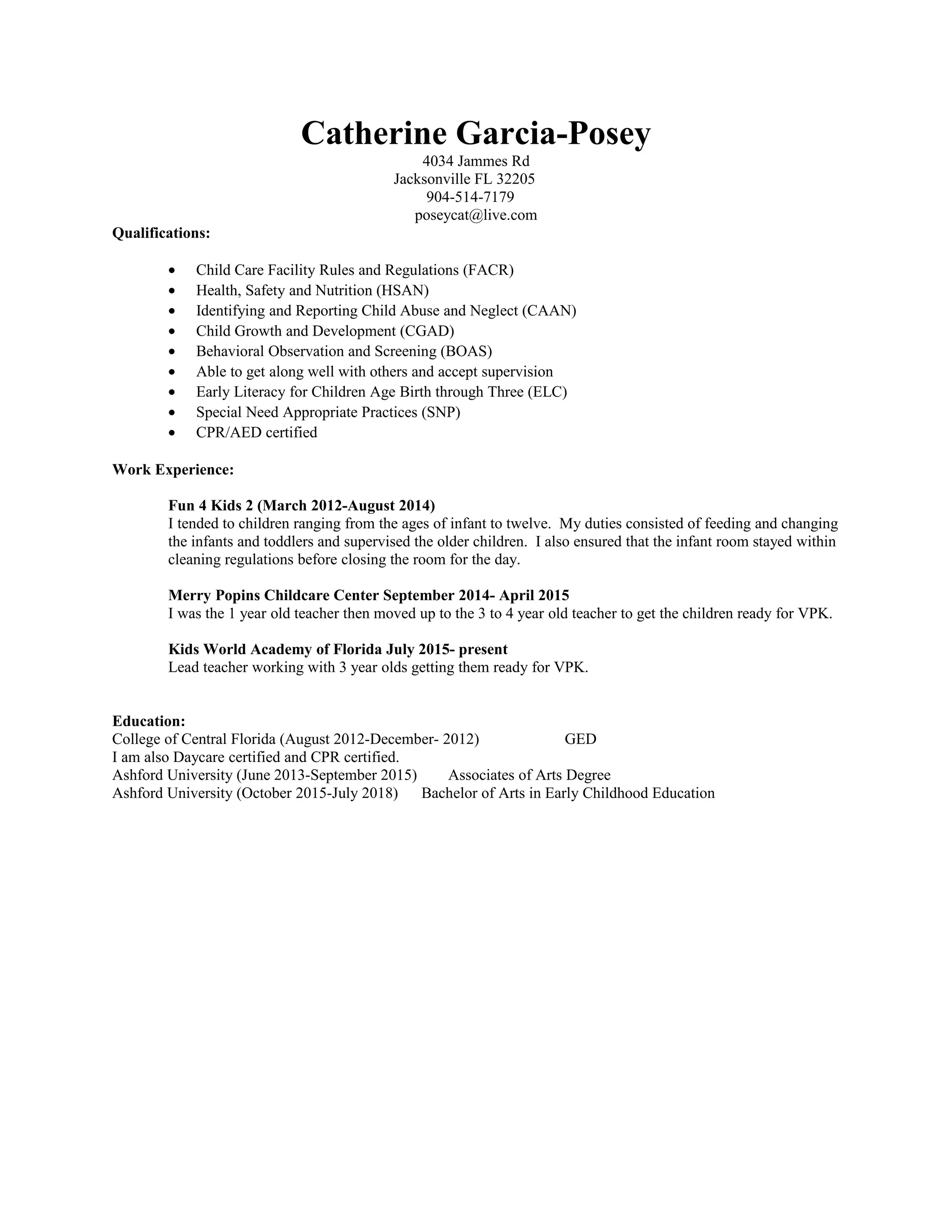Catherine_Garcia-Posey_resume_2014 | DOC