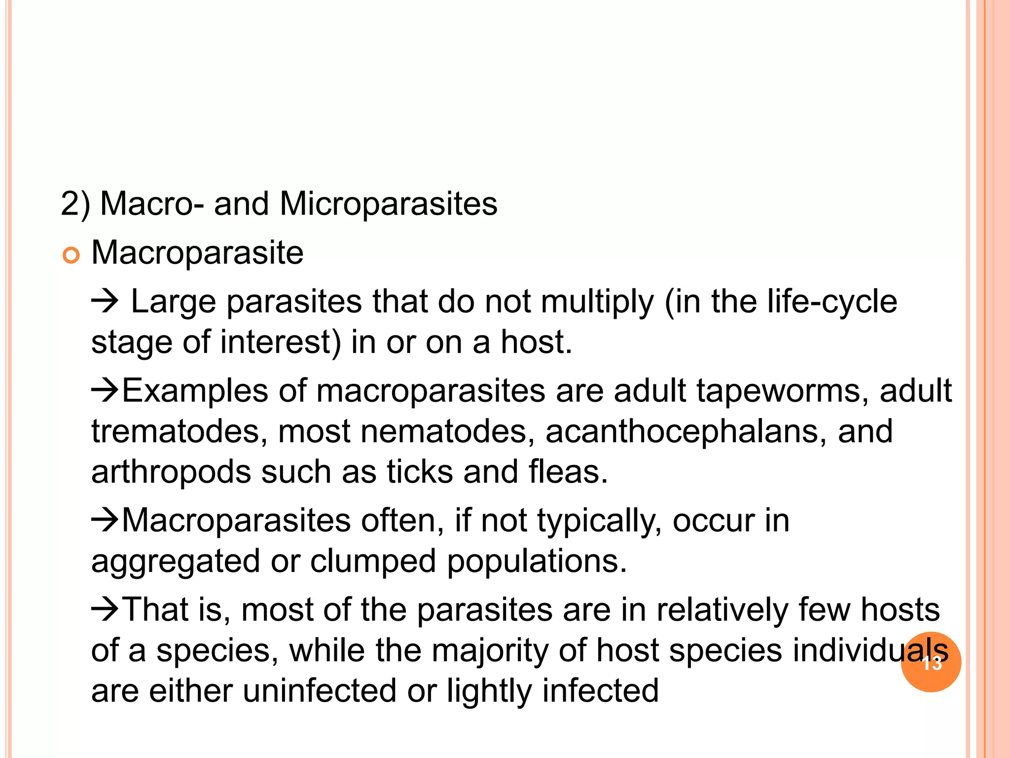 4 ecology of parasites part 1 | PPTX