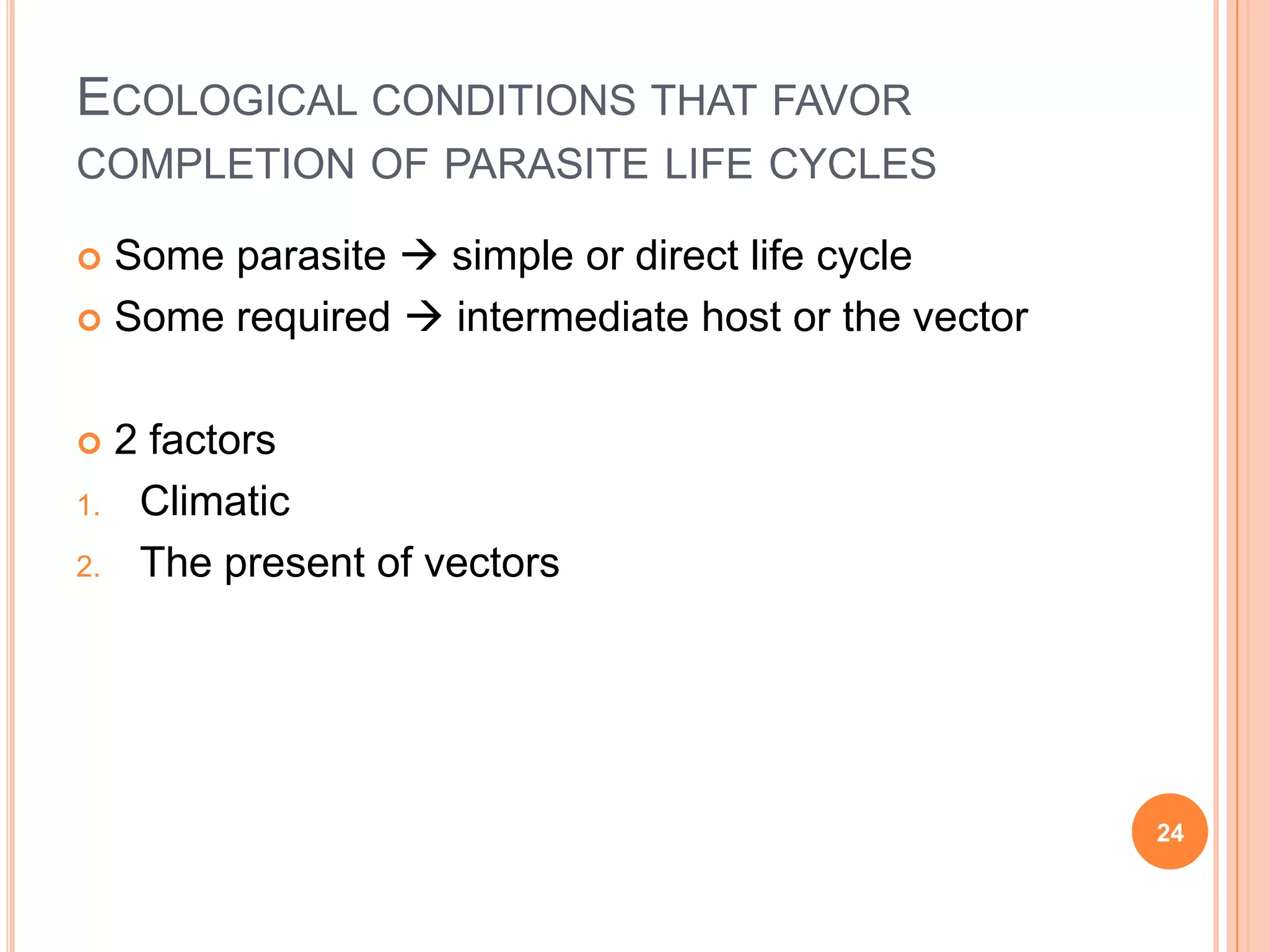 4 ecology of parasites part 1 | PPTX