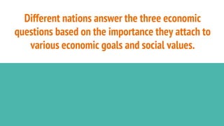 4 Economic Systems | PPTX