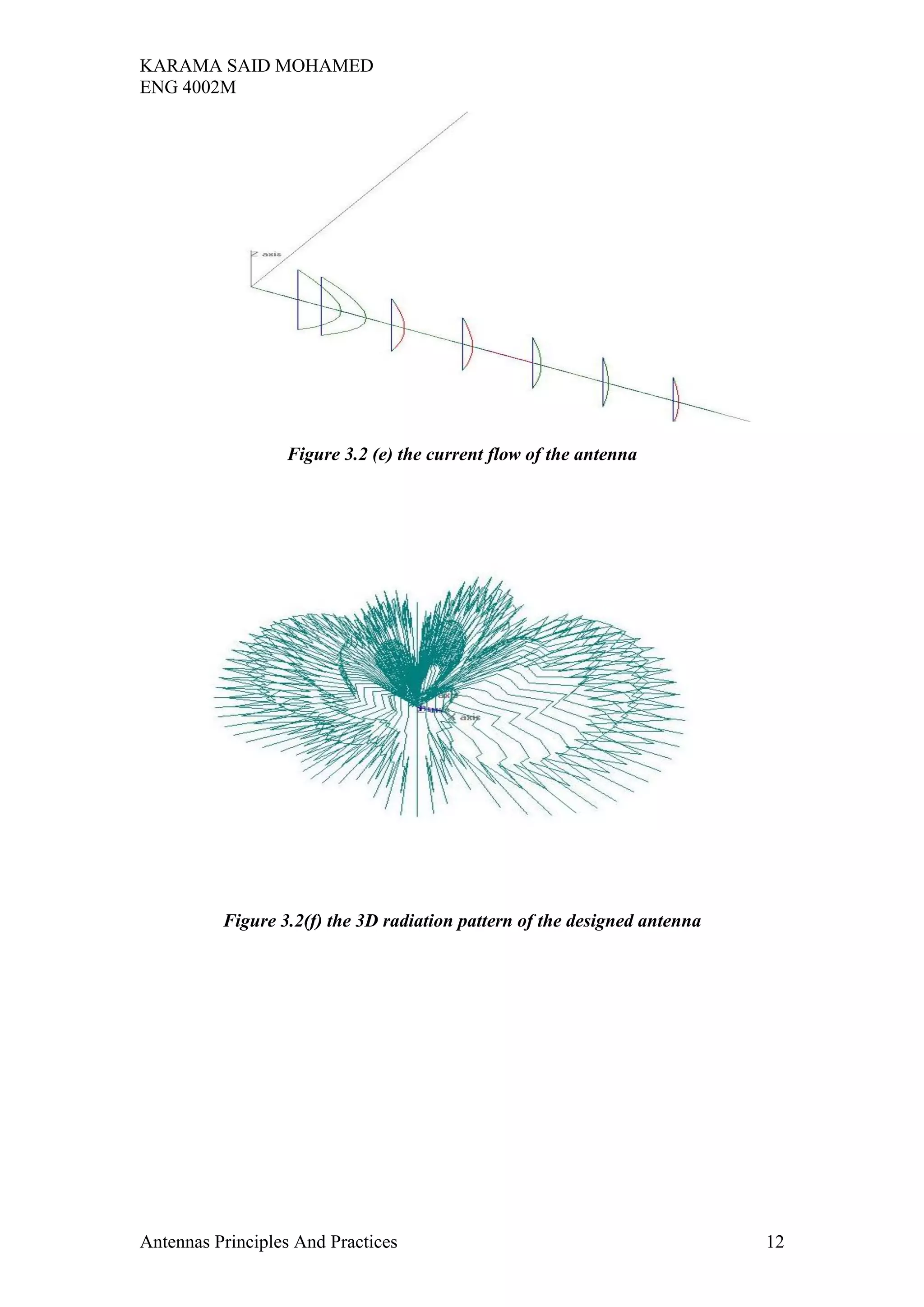Antenna Design Course work | PDF