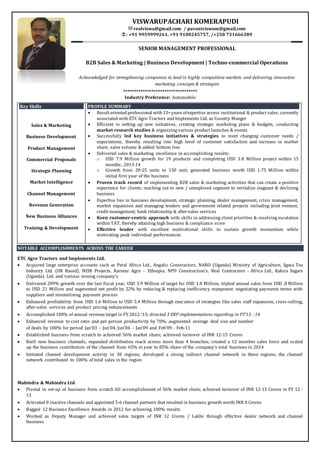 C HARI RESUME | DOCX