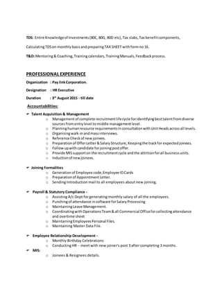 Nikita resume | PDF