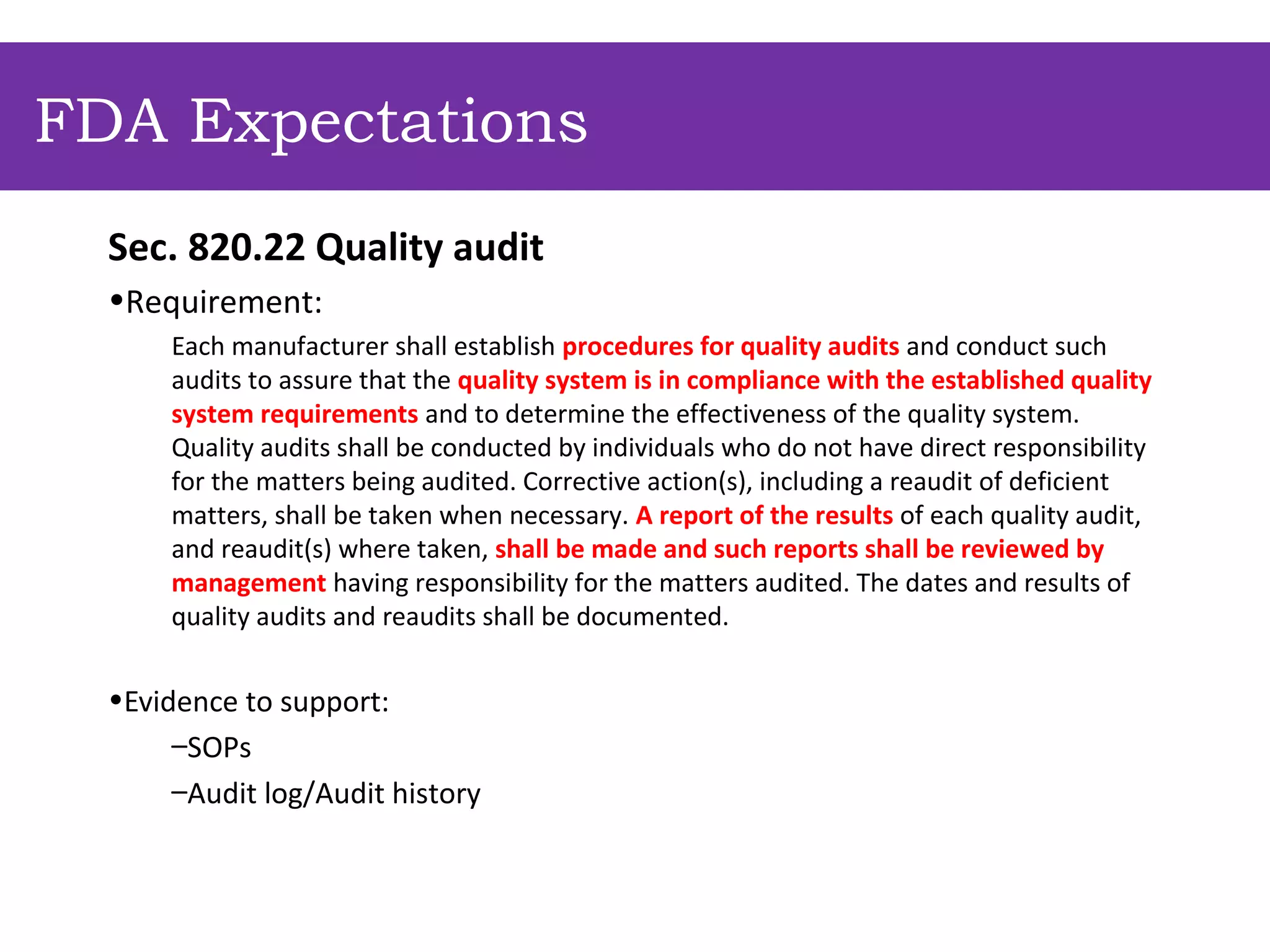 FDA Regulations | PPT