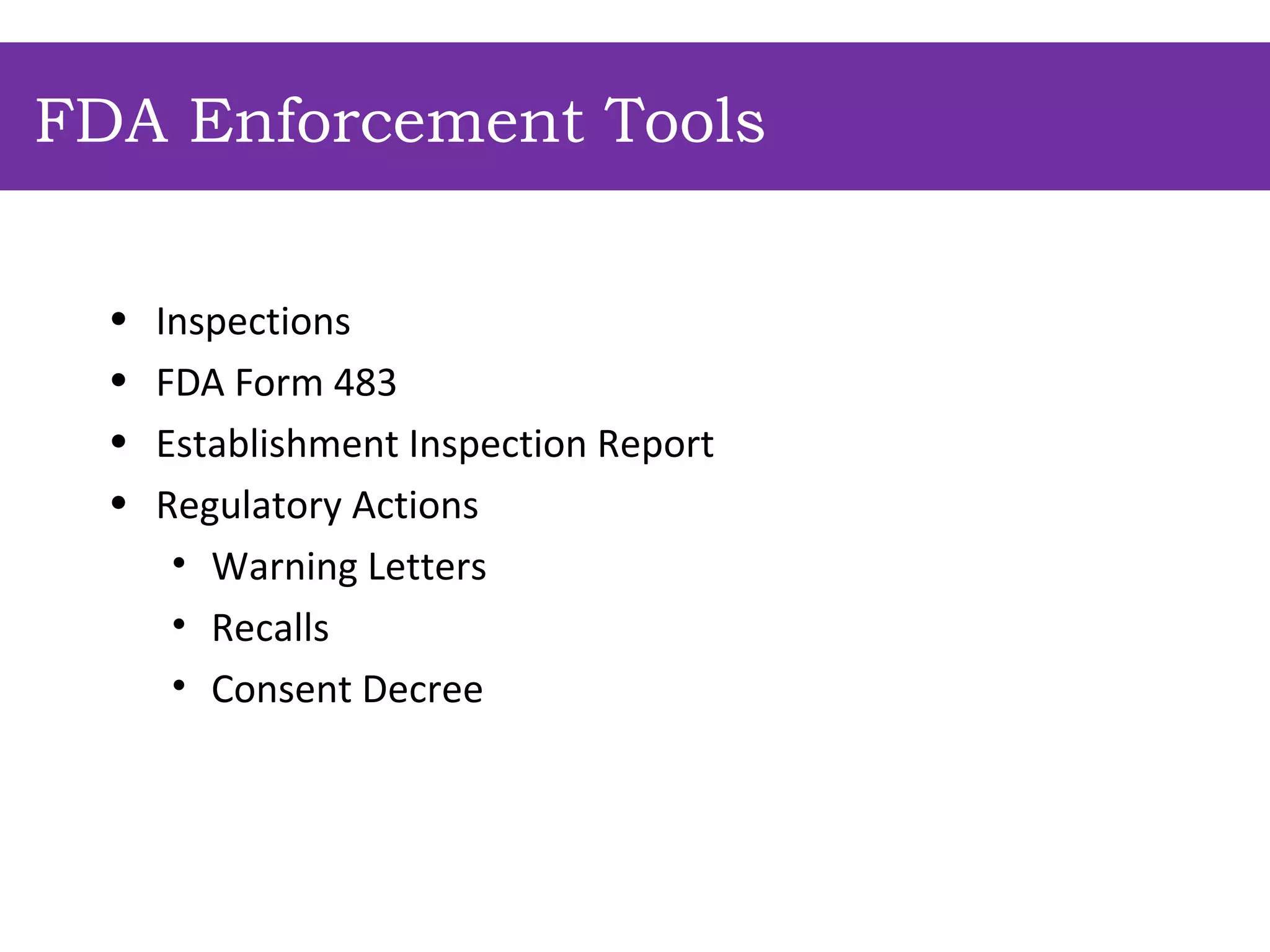 FDA Regulations | PPT