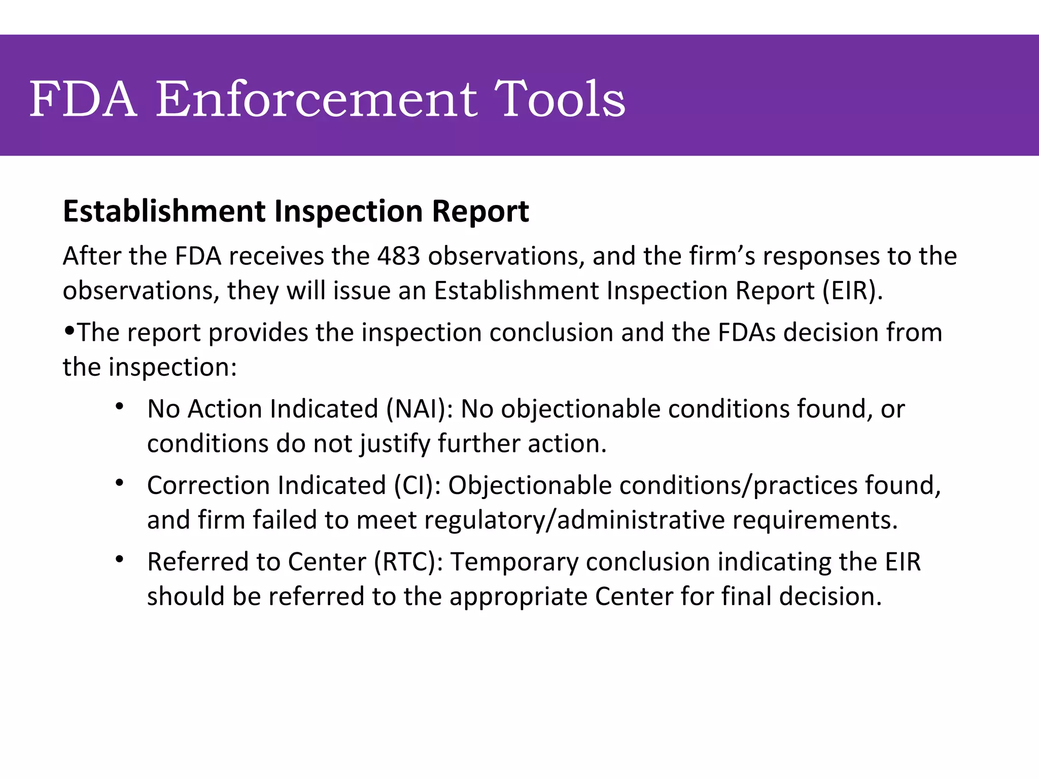 FDA Regulations | PPT