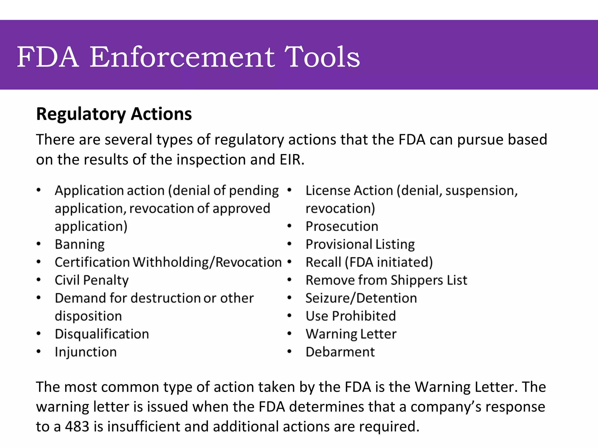 FDA Regulations | PPT