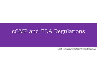 FDA Regulations | PPT
