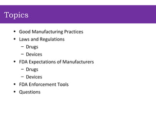 FDA Regulations | PPT