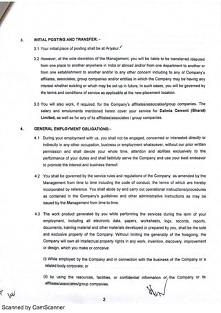 Dalmia appointment | PDF