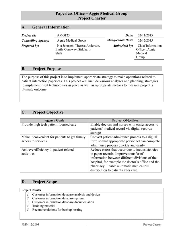 Paperless Office Project | PDF