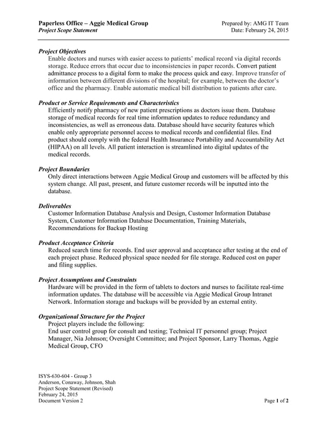 Paperless Office Project | PDF