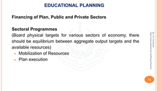 EDUCATIONAL PLANNING IN EDUCATIONAL LEADERSHIP AND MANAGEMENT | PPTX