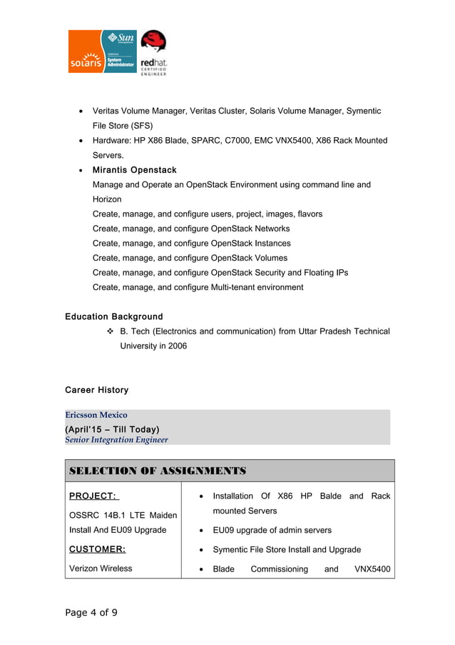 Resume Yatish Kumar 2016 | PDF