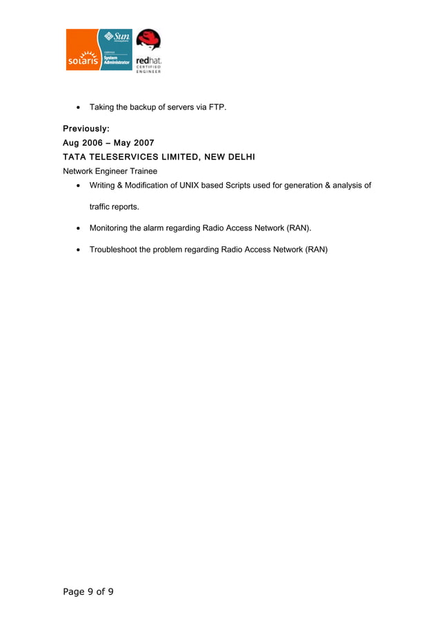 Resume Yatish Kumar 2016 | PDF