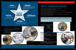 Brochure - Puerto Rico Medical Tourism Corporation | PDF