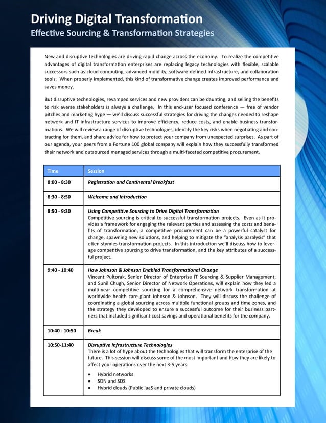 Driving Digital Transformation_agenda | PDF