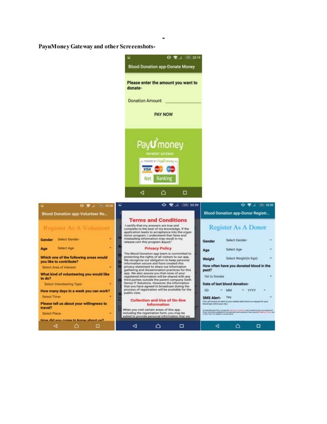 App Descriptions and Navigation flow | PDF