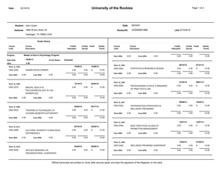 Updated Transcript | PDF