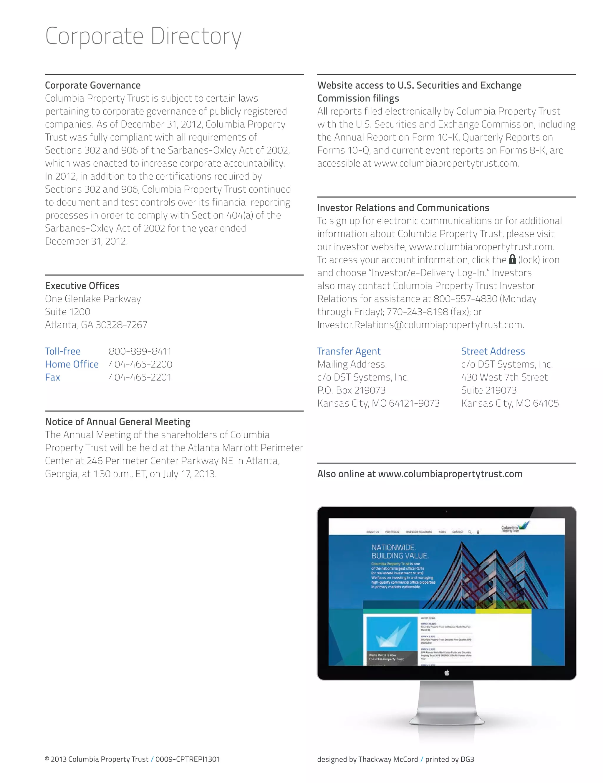 05.01.2013 - 2012 Annual Report (Wrapper) | PDF