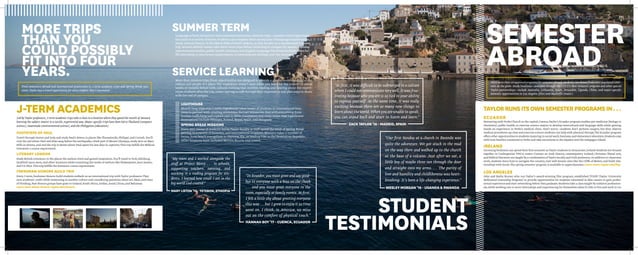 Study Abroad brochure | PPT